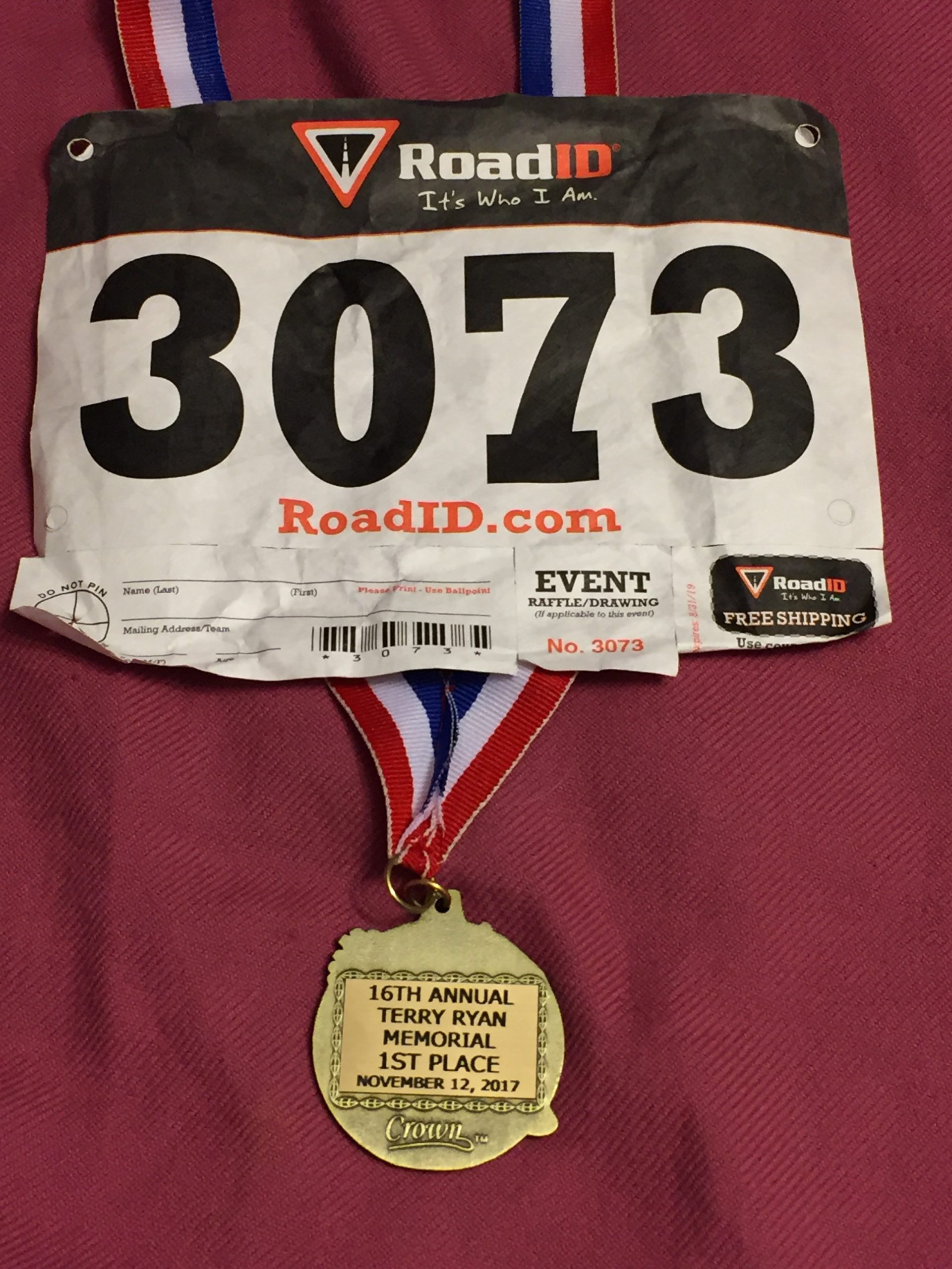 Terry Ryan Memorial 10k - November 12, 2017 - Race Report Blog